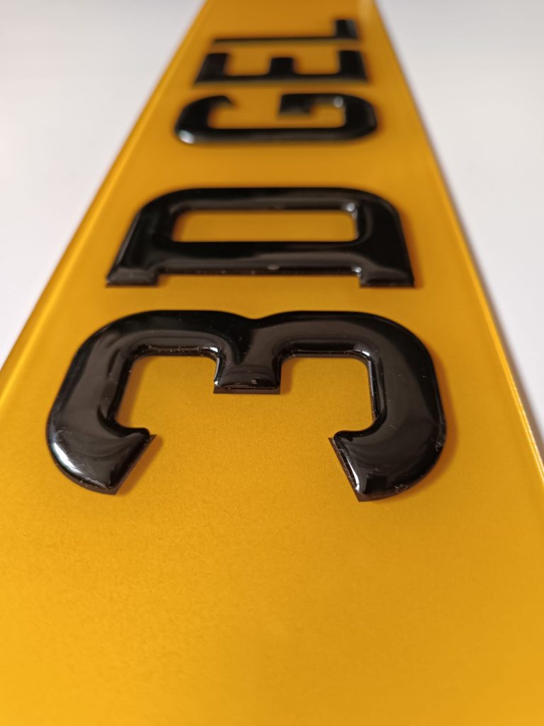 Buy 3D Number Plates | Great Plates